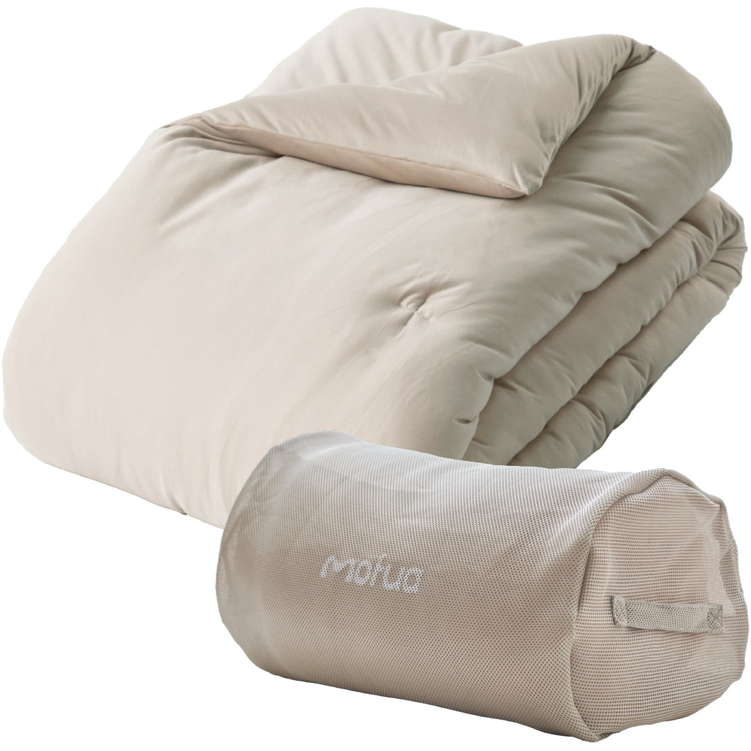 【中わた増量／もちふわ／洗濯ネット兼収納袋付き】もっと！雲につつまれるようなやわらかケット mofua – mofuaオンラインストア